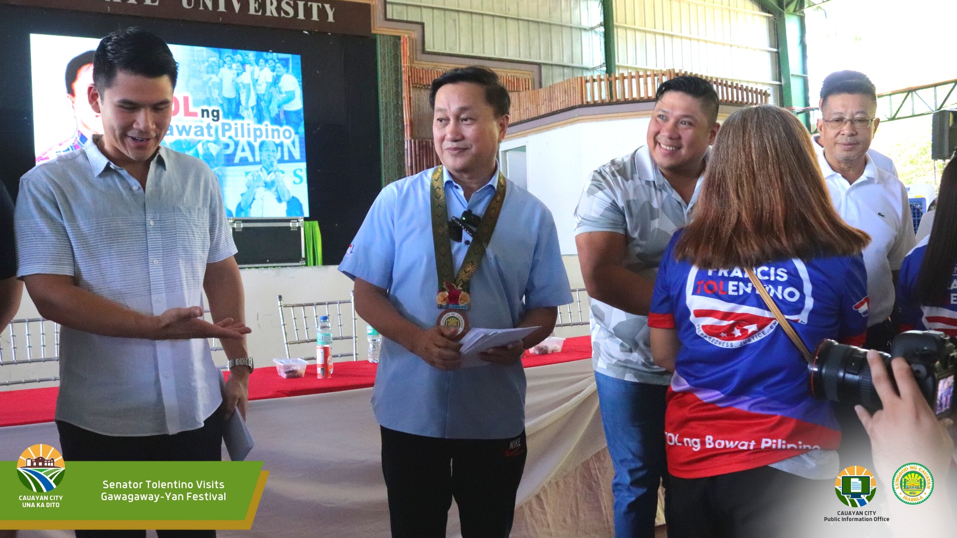 Senator Tolentino Visits Gawagaway-Yan Festival – | City of Cauayan Senator Tolentino Visits Gawagaway-Yan Festival – | City of Cauayan